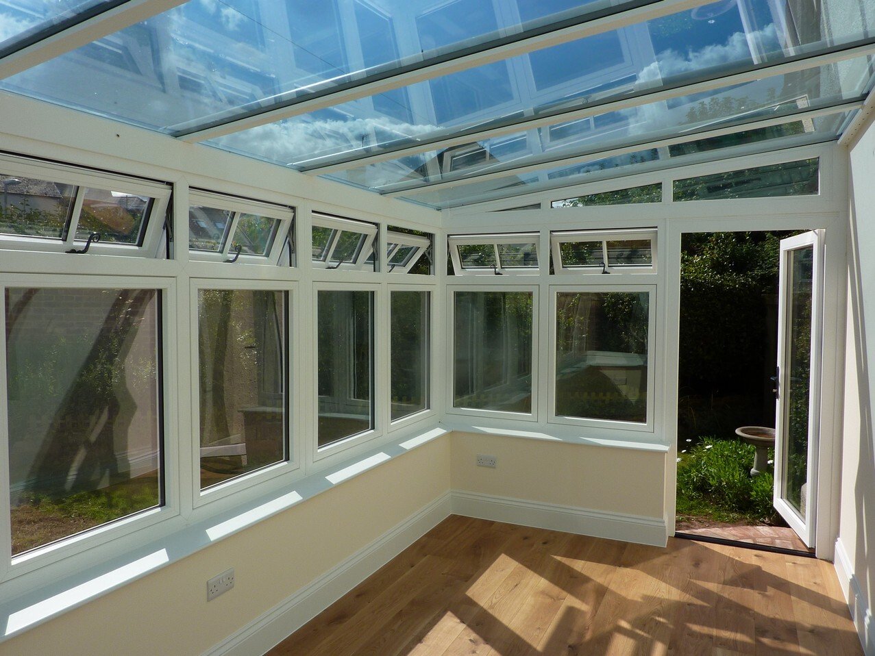 View our PVC, Hardwood & Aluminium lean-to conservatory installations