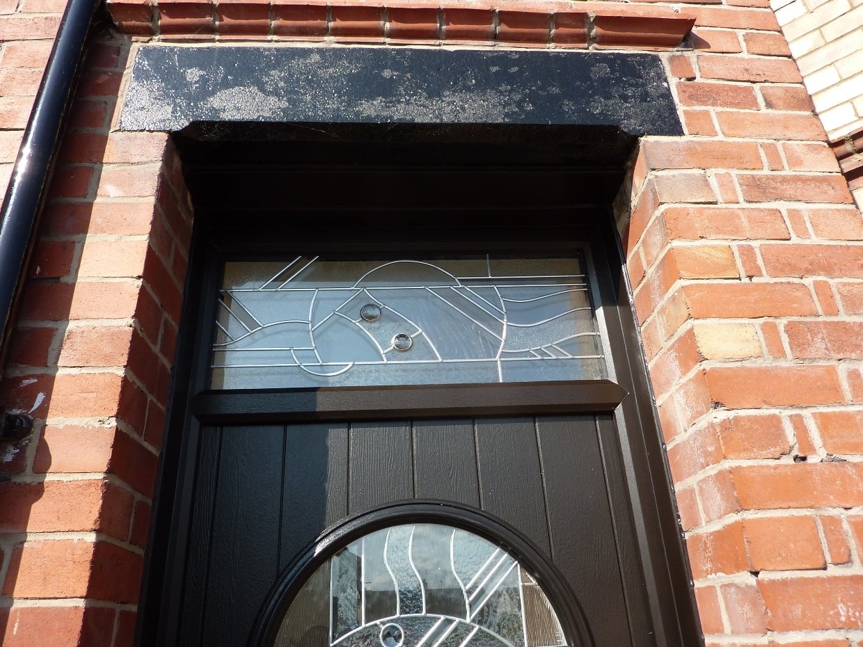 Black Solidor Pisa composite door installed in Exmouth, Devon