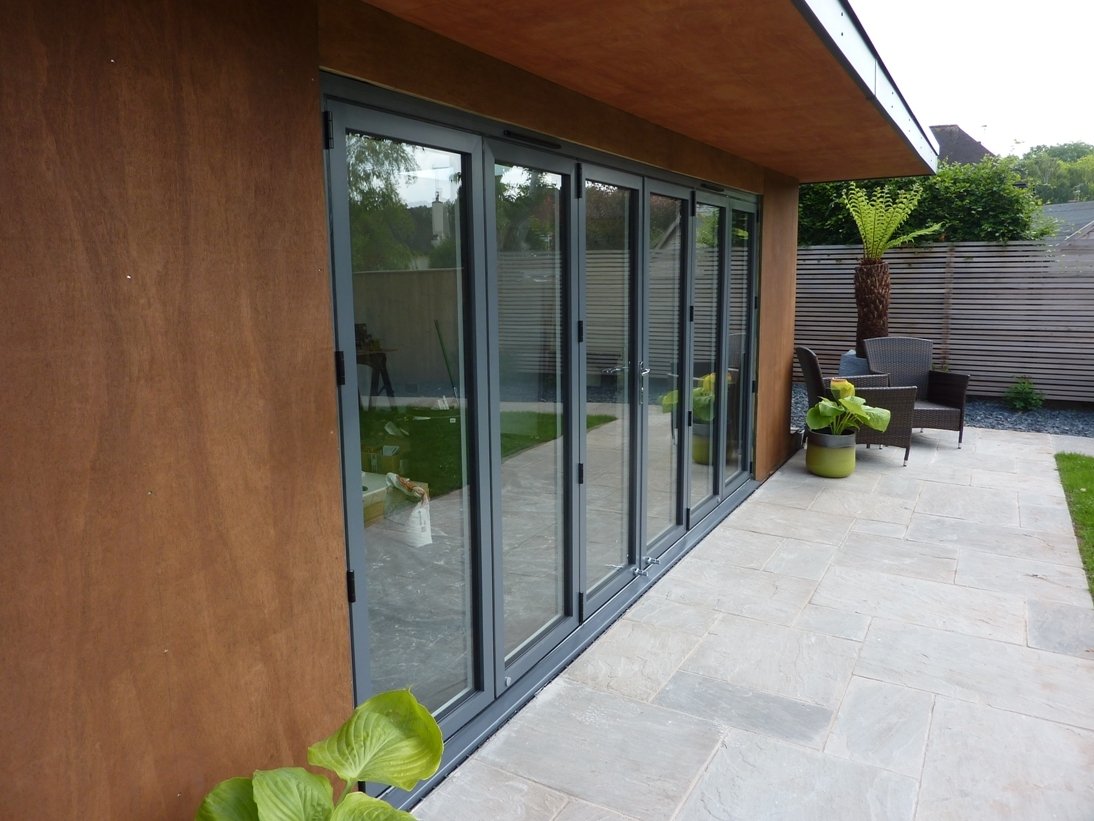 Aluminium bi-folding door case studies from The Green Window Company.