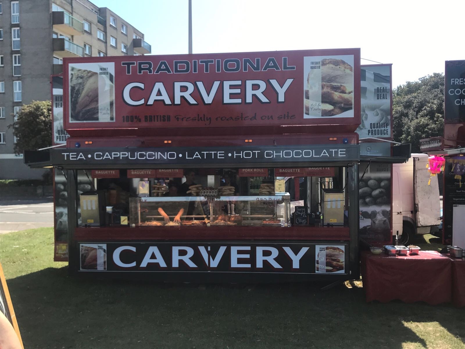 Burger van hire across Plymouth, Devon