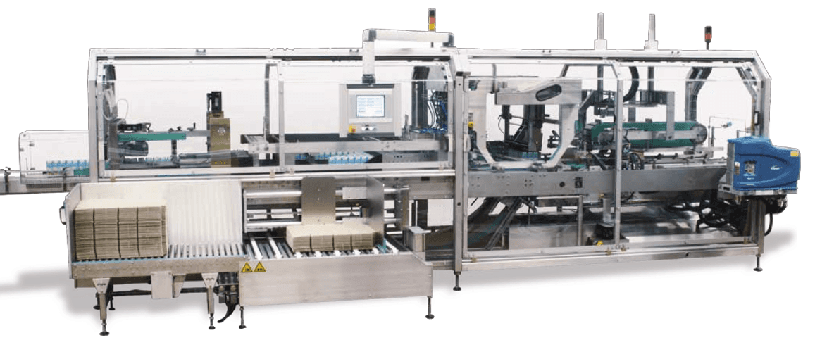 Continu lopende casepackers van Meurer