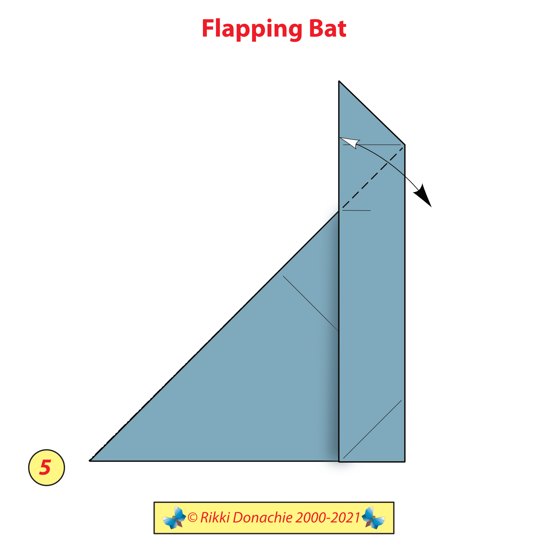 Origami Flapping Bat