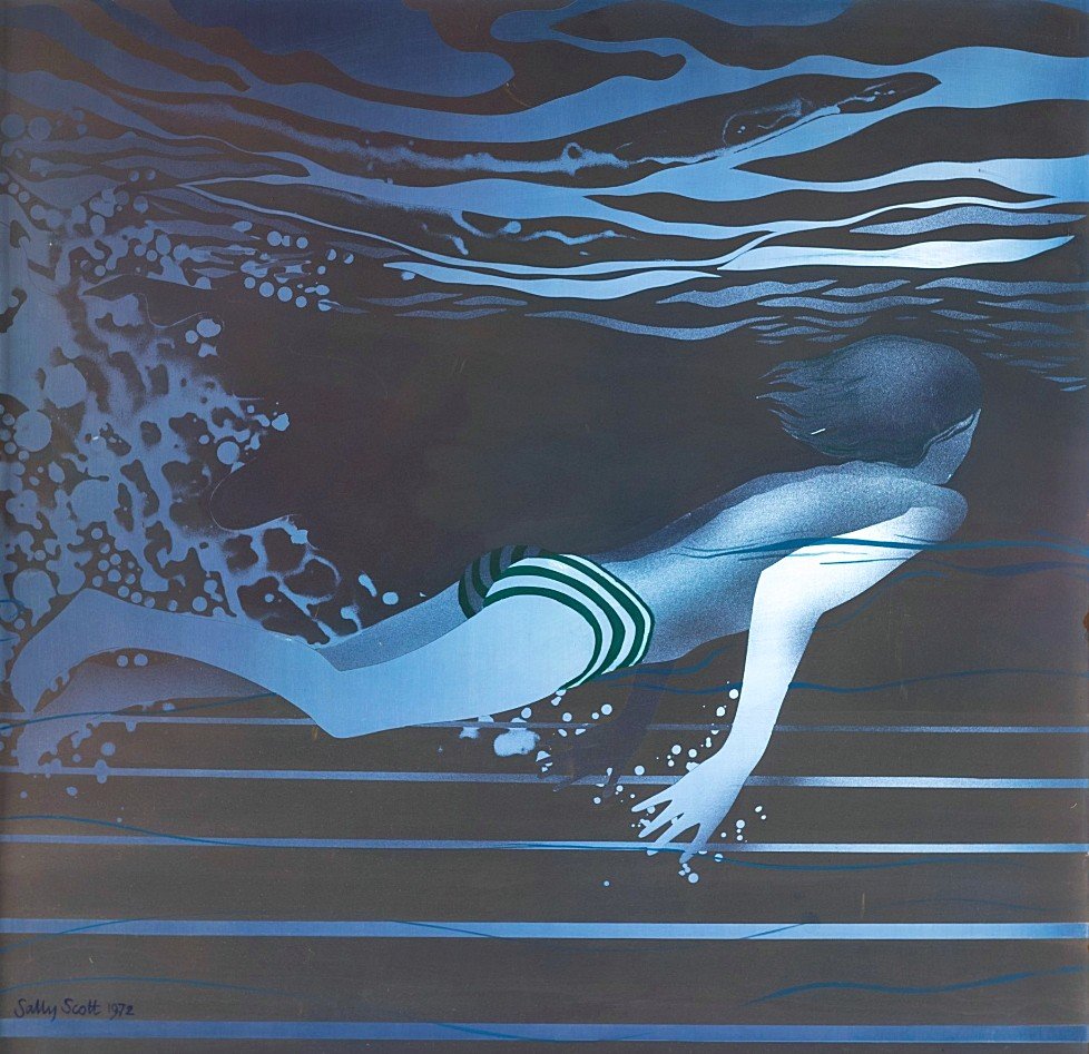 Sally Scott Retrospective; Glass, Paintings and Prints