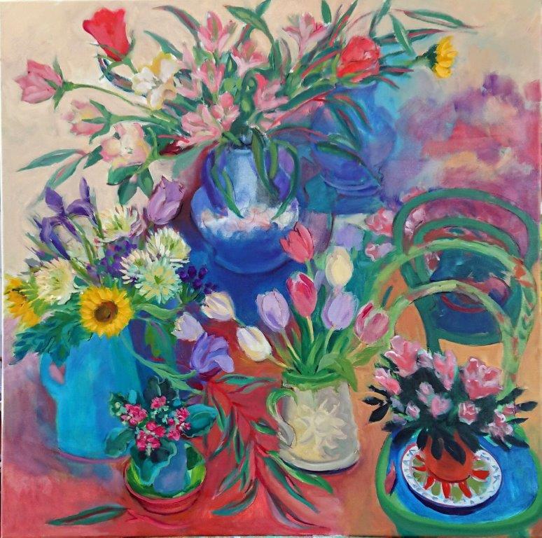 Sally Scott Retrospective; Glass, Paintings and Prints