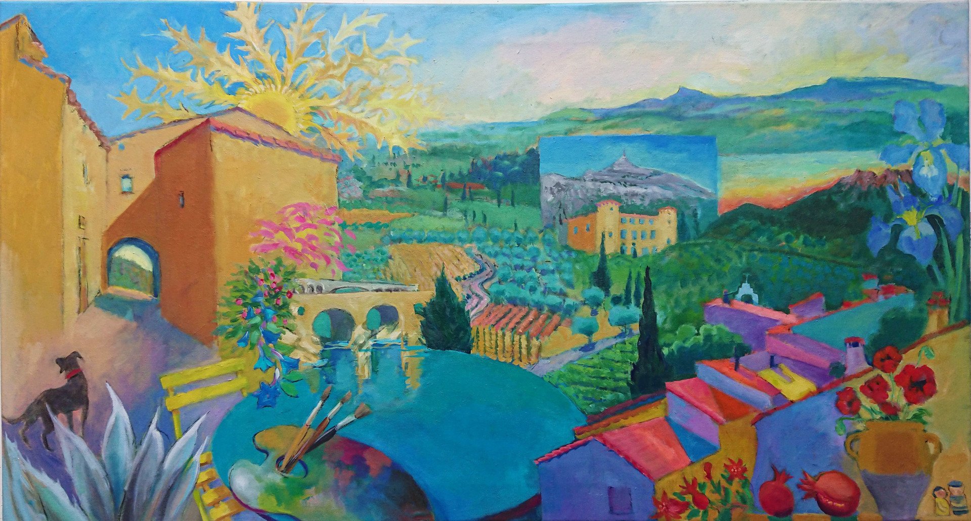 Sally Scott Retrospective; Glass, Paintings and Prints