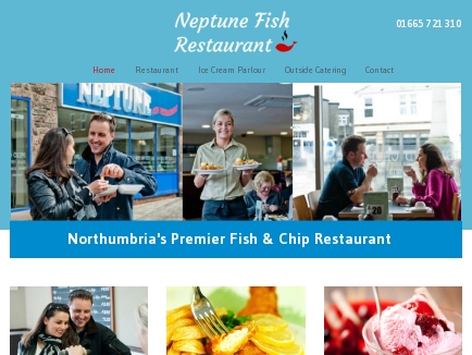 Neptune Fish Restaurant for eat-in or takeaway in Northumbria