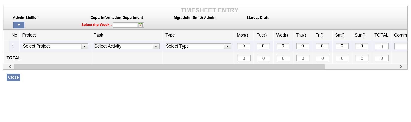 Timesheet