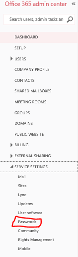 SharePoint Password Expiration