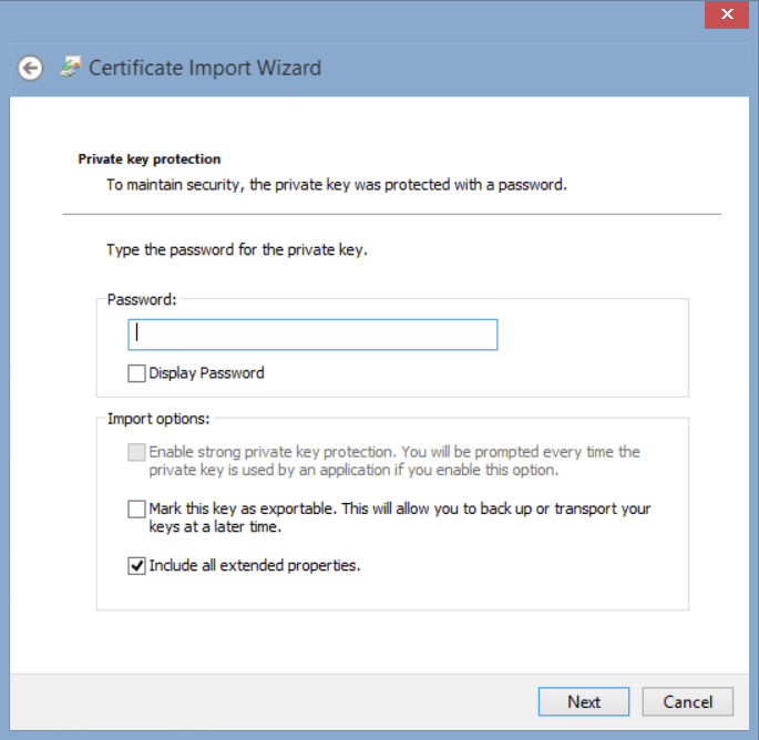 Digital Certificate for a Full Trust InfoPath Form
