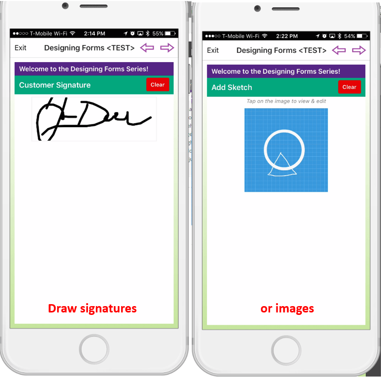 Drawing and Signature Field Tutorial