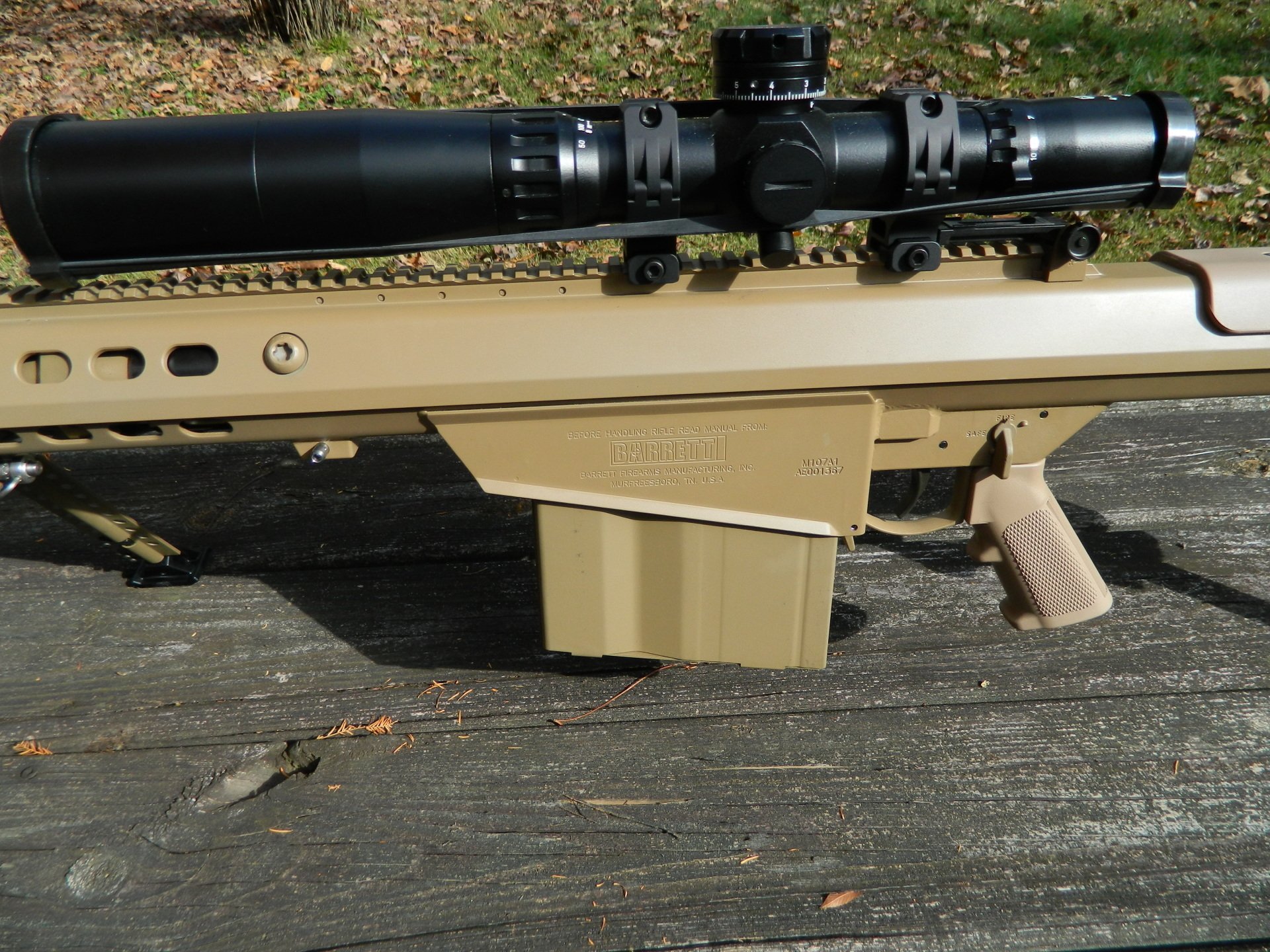 Barrett M107A1 .50 cal., semi-automatic extreme long range rifle - SOLD