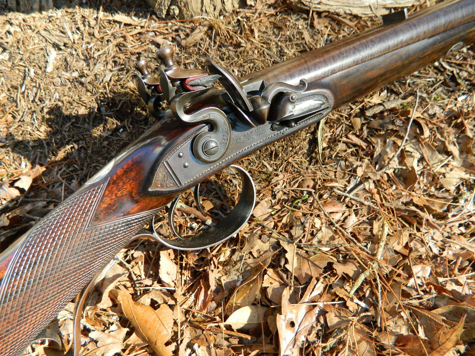 Extremely Rare Joseph Manton 16-bore Double Rifle #1514, ca. 1801. SOLD