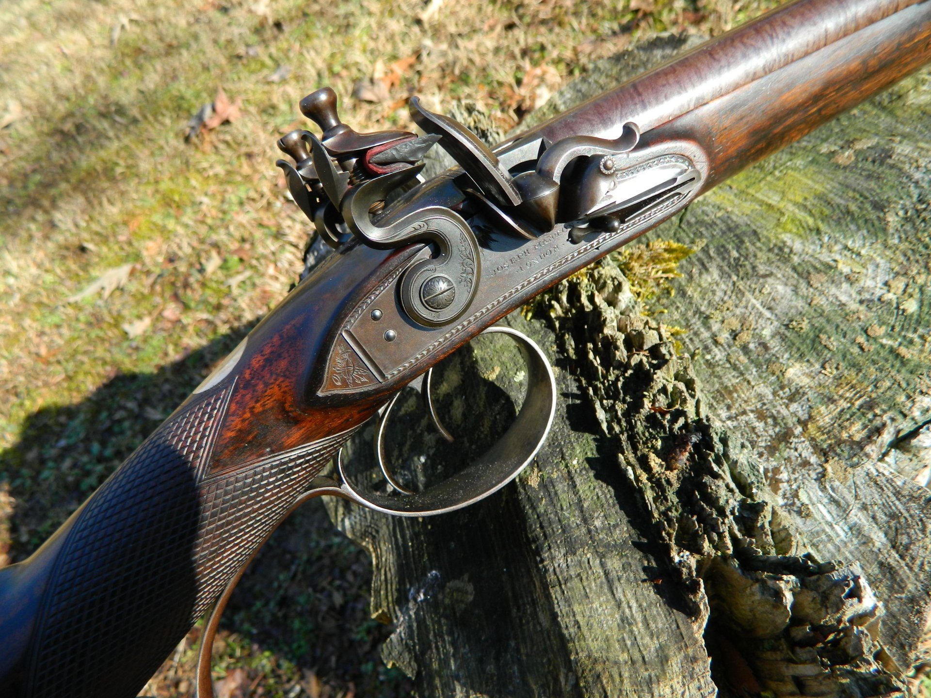 Extremely Rare Joseph Manton 16-bore Double Rifle #1514, ca. 1801. SOLD