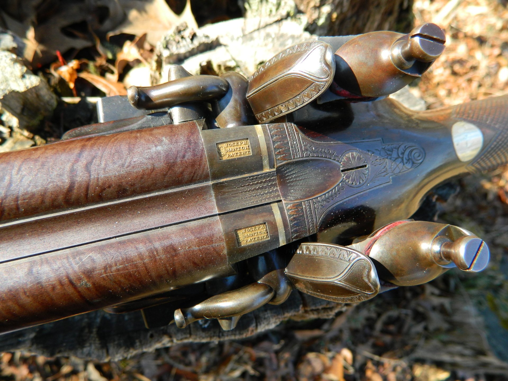 Extremely Rare Joseph Manton 16-bore Double Rifle #1514, ca. 1801. SOLD