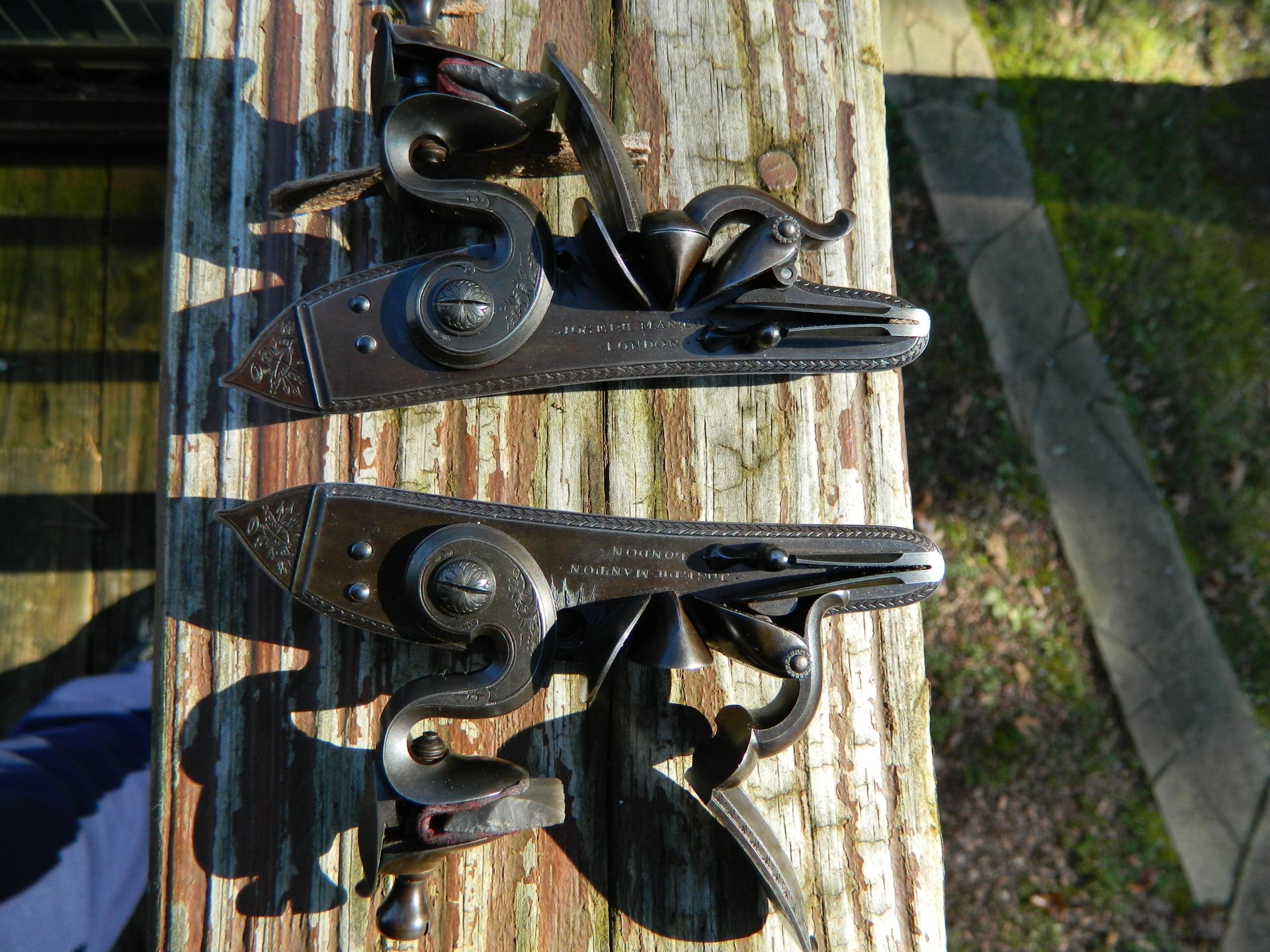 Extremely Rare Joseph Manton 16-bore Double Rifle #1514, ca. 1801. SOLD