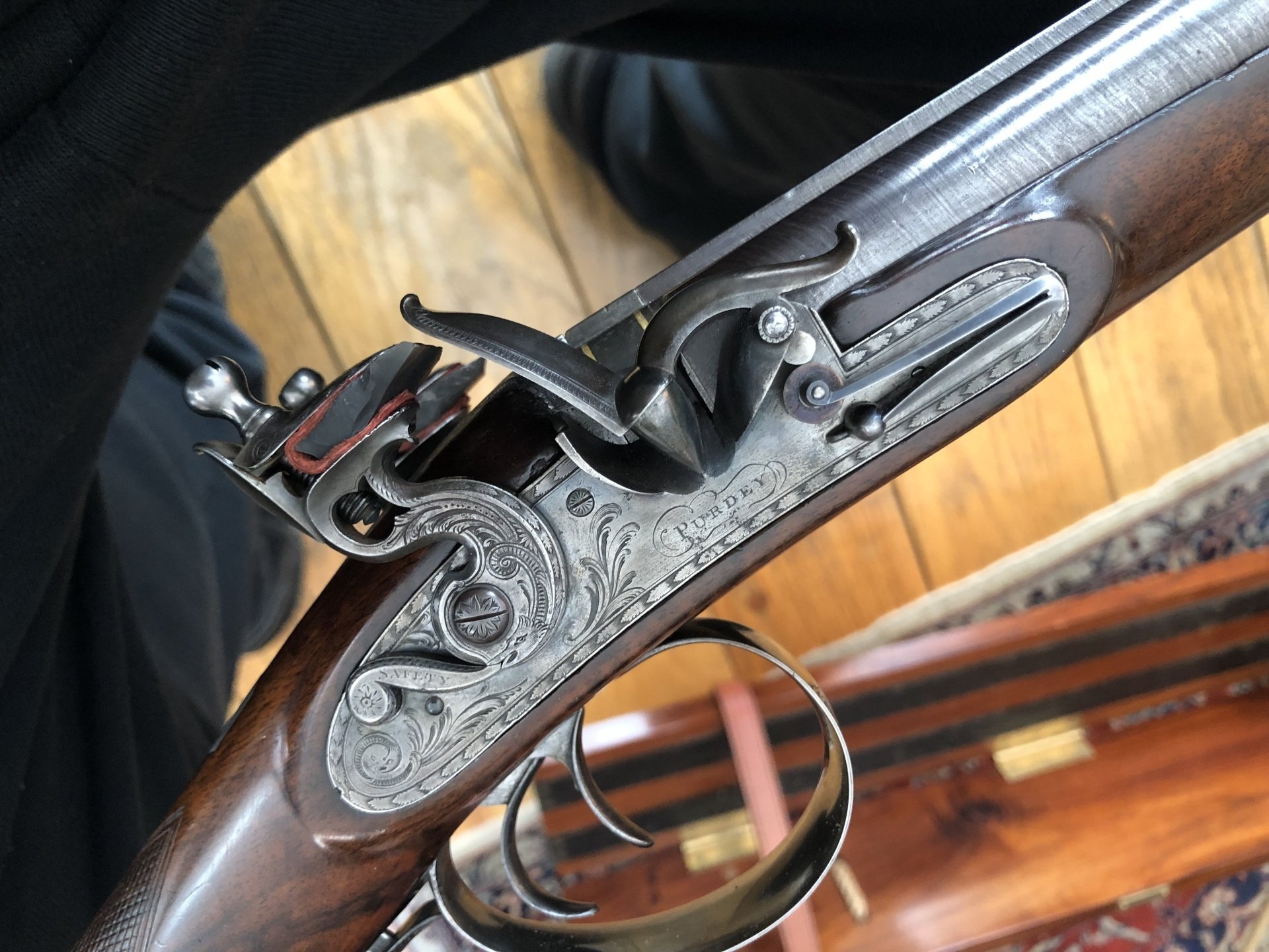 James Purdey, London. Extraordinarily rare 15-bore, Double-barreled ...