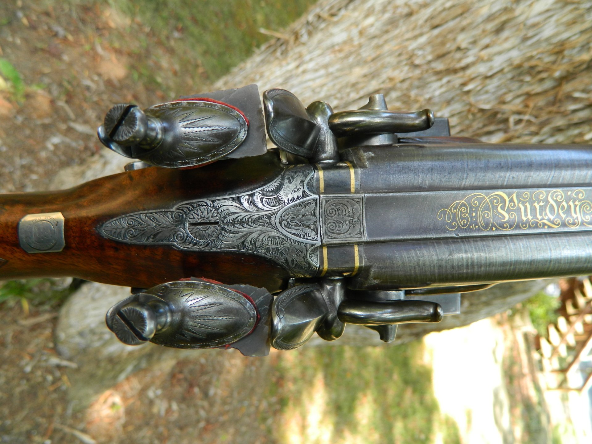 James Purdey, London. Extraordinarily rare 15-bore, Double-barreled ...