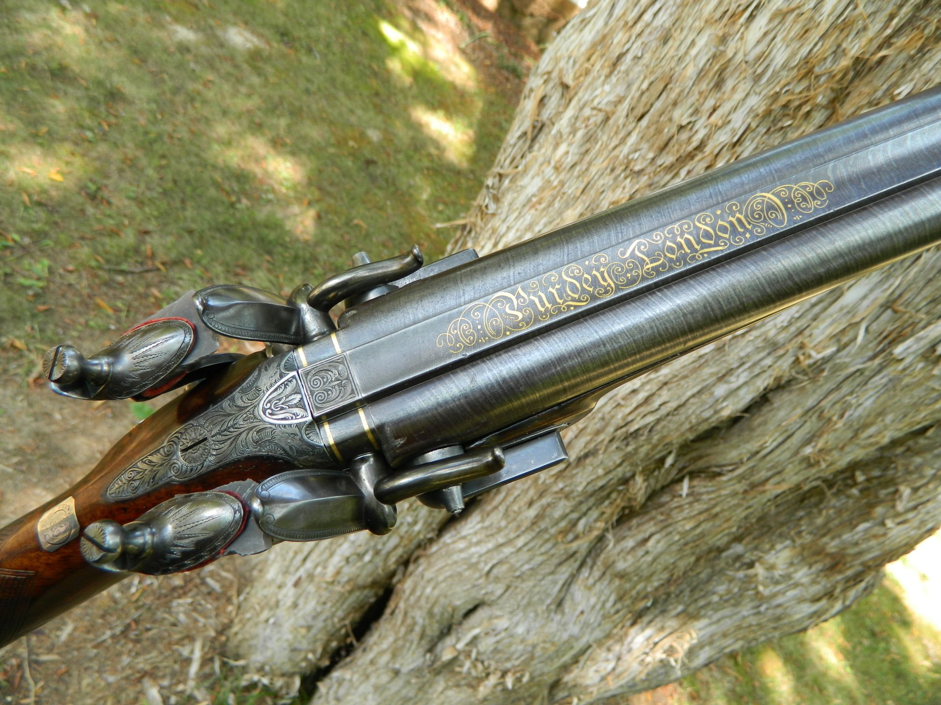 James Purdey, London. Extraordinarily rare 15-bore, Double-barreled ...