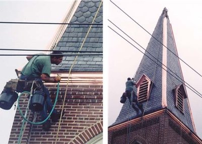Steeple Painting, Repair and Replacement | Leeland's Slate Roofing
