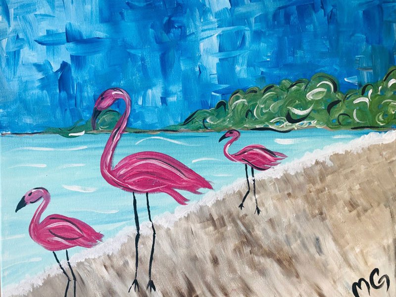 Painting Gallery Selection, Canvas n Cup