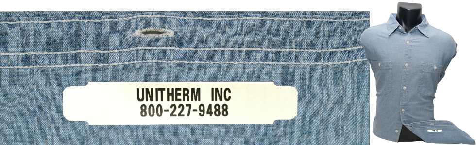 Iron On Labels for Laundry | Unitherm Inc