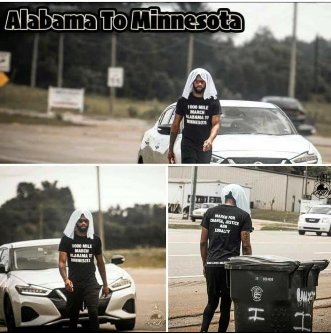 Terry Willis is Marching 1,000 miles from Alabama to Minnesota