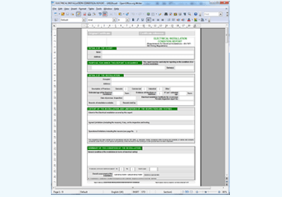 Electrical Test Report (EICR)