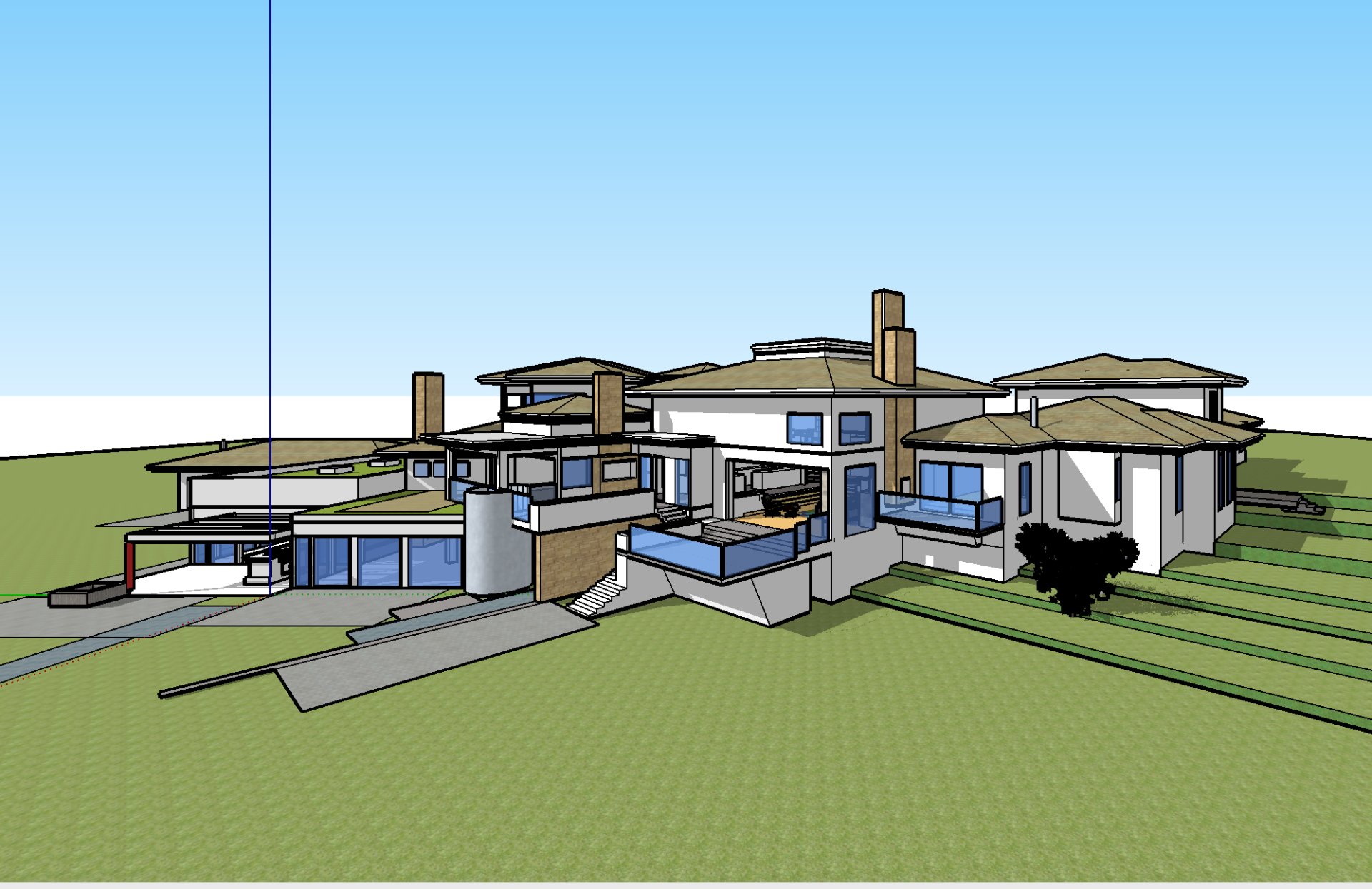 Lakefront Home – Schematic Design - Daverman Architecture Grand Rapids, MI