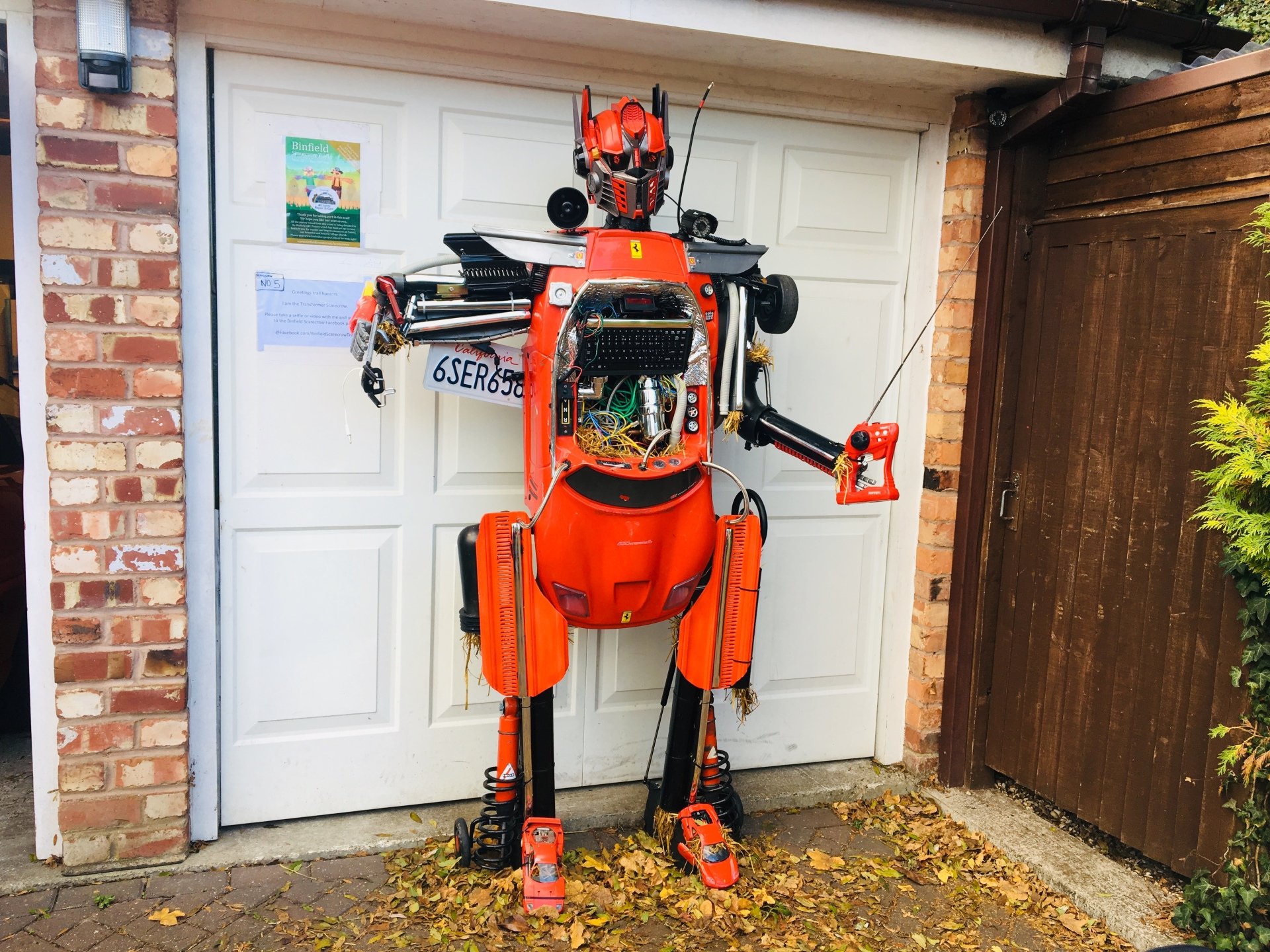 Binfield Scarecrow hunt, Berkshire, October Half Term, Trail