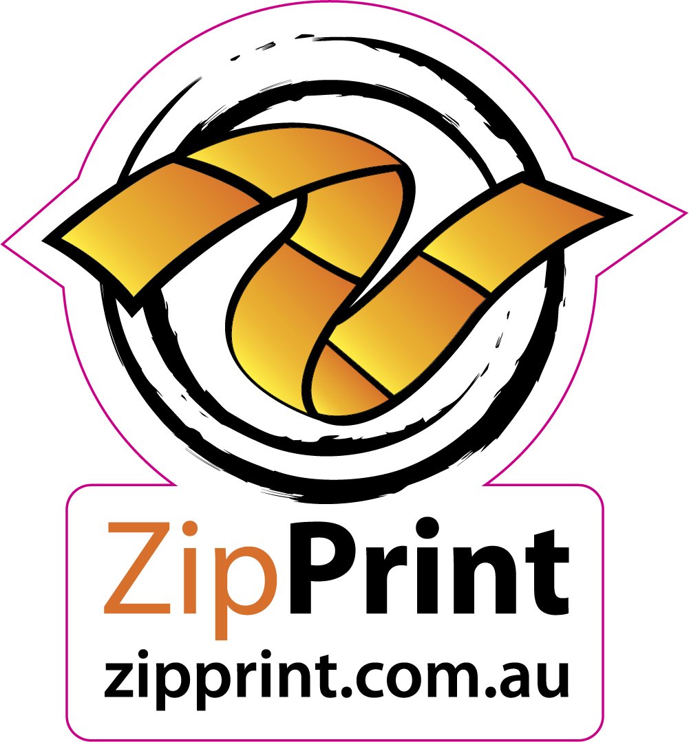 Custom designed Stickers and Labels, Darwin Alice Springs, Zip Print