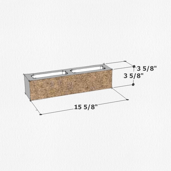 DecraStone ground face shapes and sizes