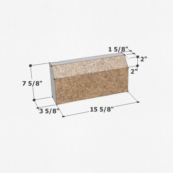 DecraStone ground face shapes and sizes