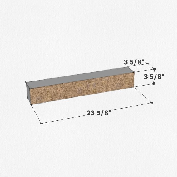 DecraStone ground face shapes and sizes
