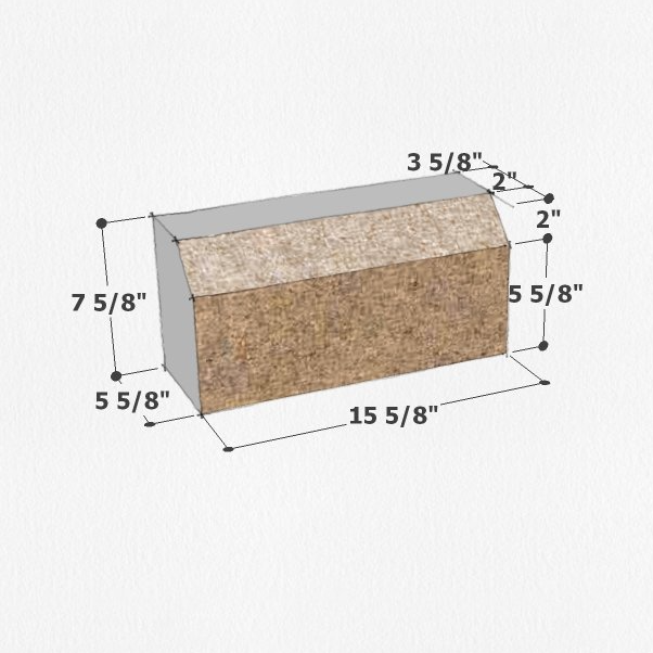 DecraStone ground face shapes and sizes