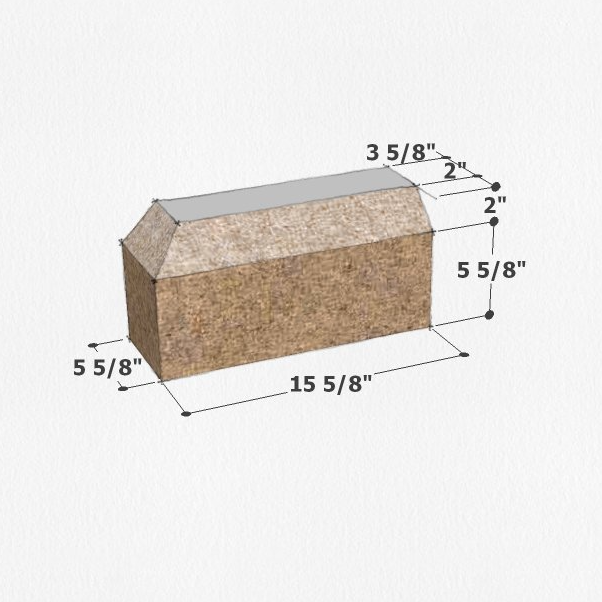 DecraStone ground face shapes and sizes