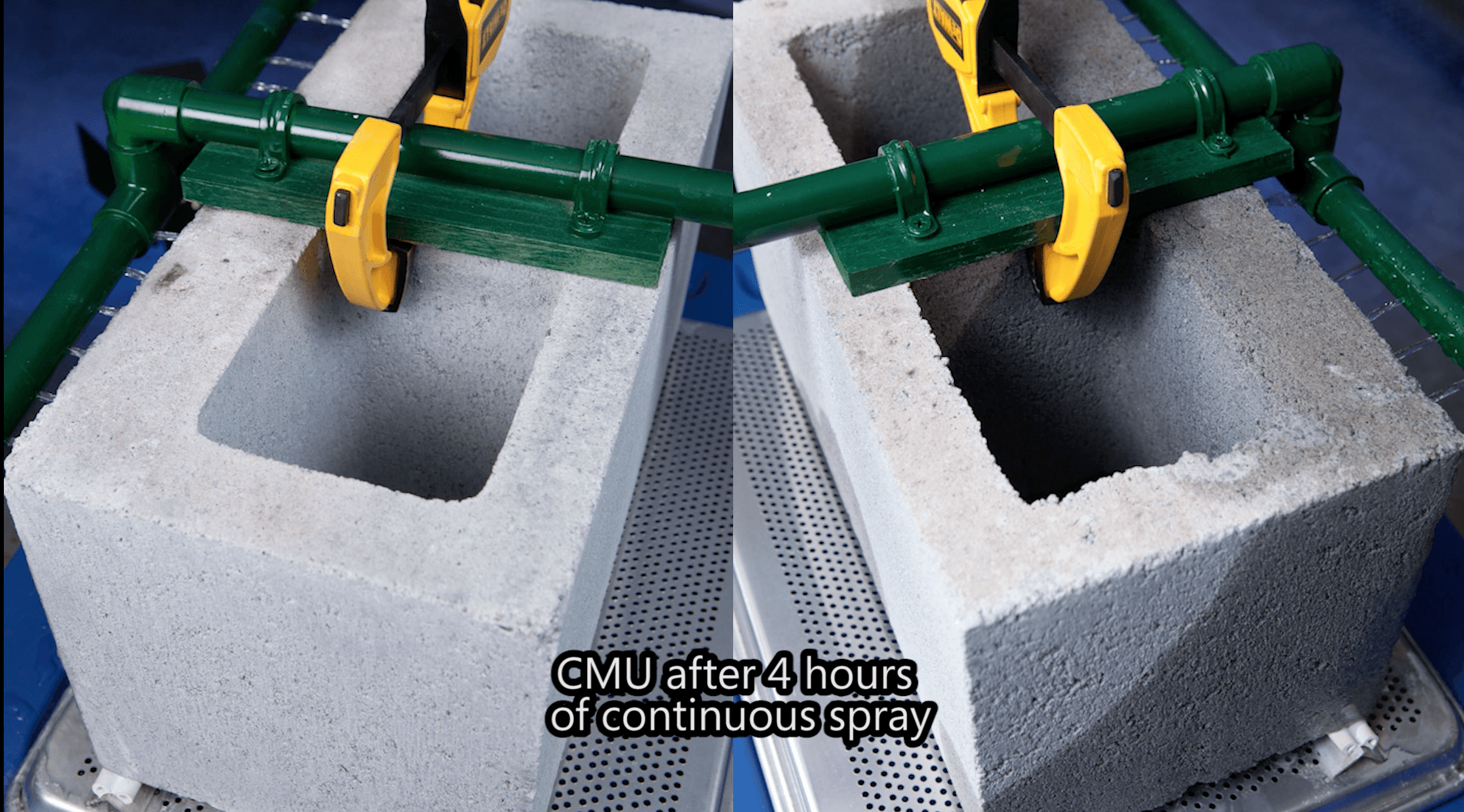 RainBlock in DecraStone concrete masonry