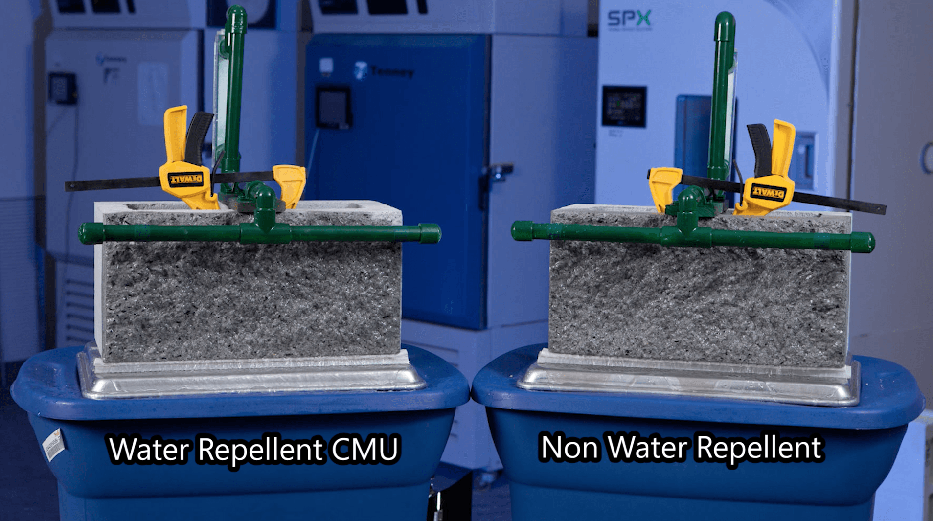 RainBlock in DecraStone concrete masonry