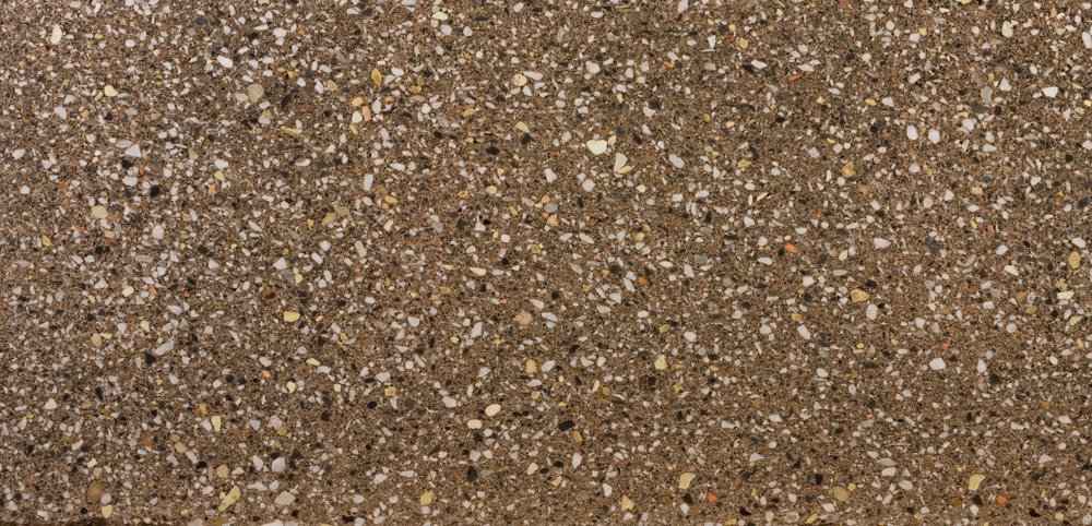 Ground Face CMU with a terrazzo finish