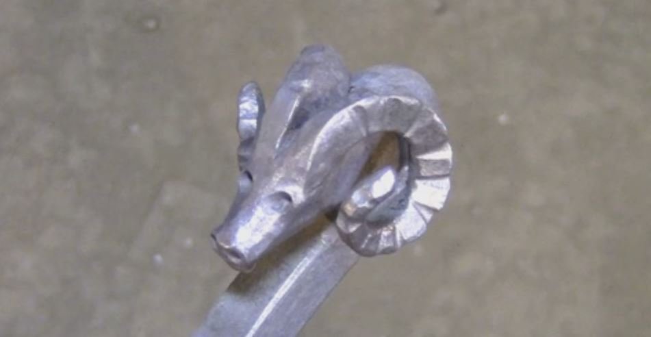 Blacksmithing Project Tutorial-Lesson 1: Ram's Head