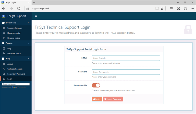 New Support Portal