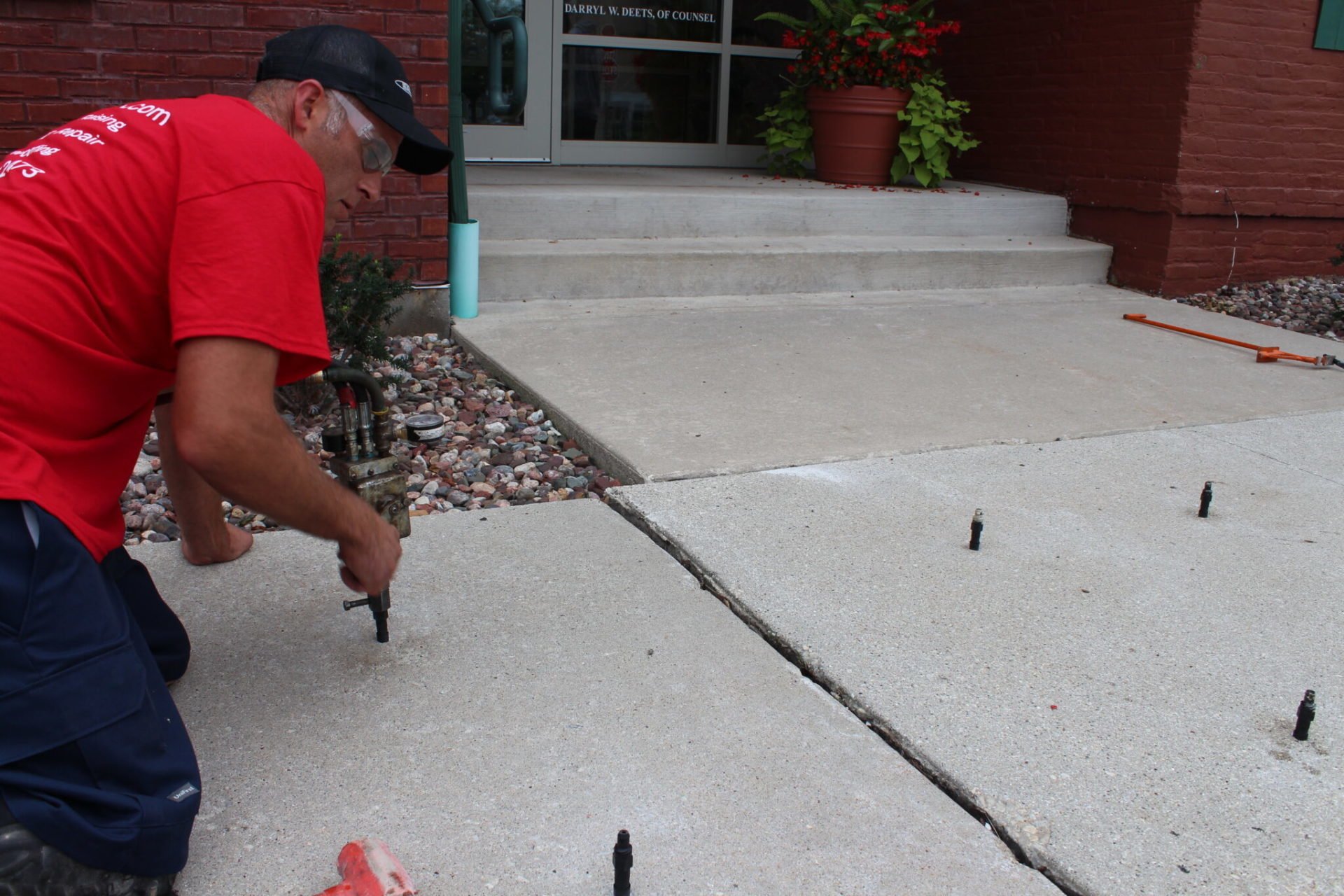 Polyurethane Concrete Lifting | Concrete Lifting Technologies | Madison, WI