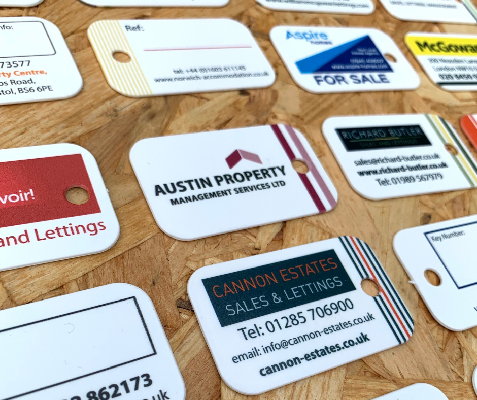 Promotional Keyrings UK | Printed Business Key tags