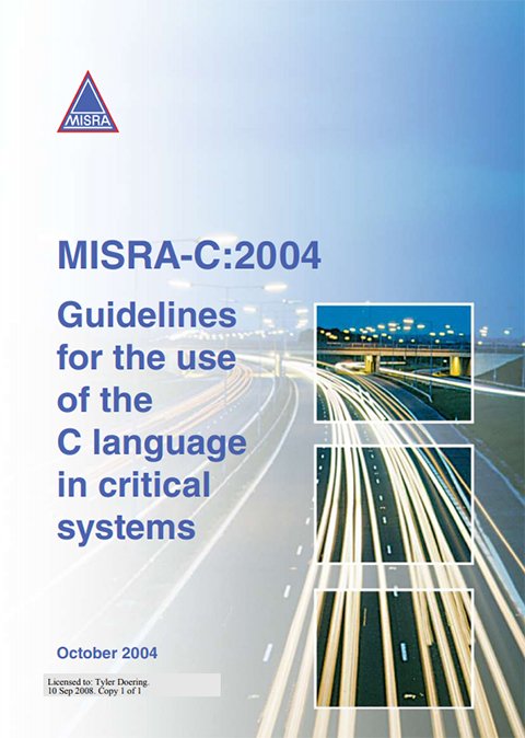 A Closer Look at the MISRA C Firmware Coding Standard