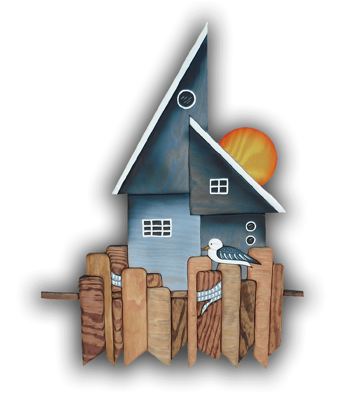 Coastal Paradise | Nick Vidakovic Intarsia Art