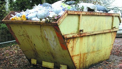 Skip hire at CWM Rhondda Waste Management Services Ltd