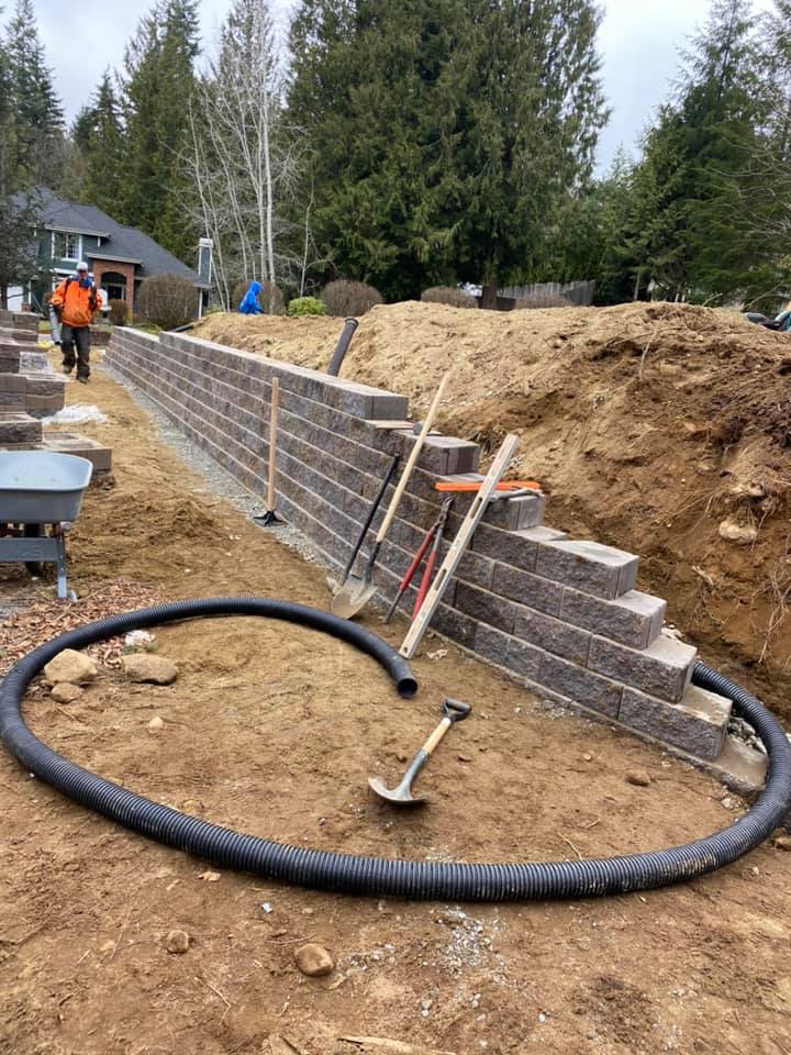 Retaining Walls Installation | Snohomish County | Noriega Landscaping