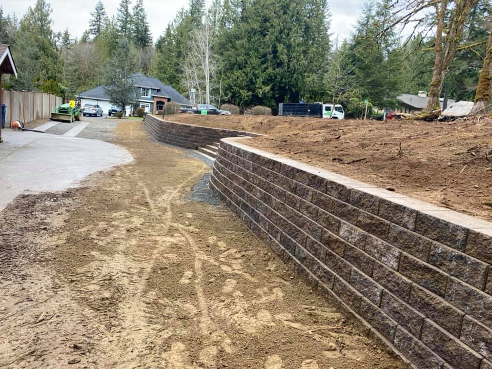 Retaining Walls Installation | Snohomish County | Noriega Landscaping