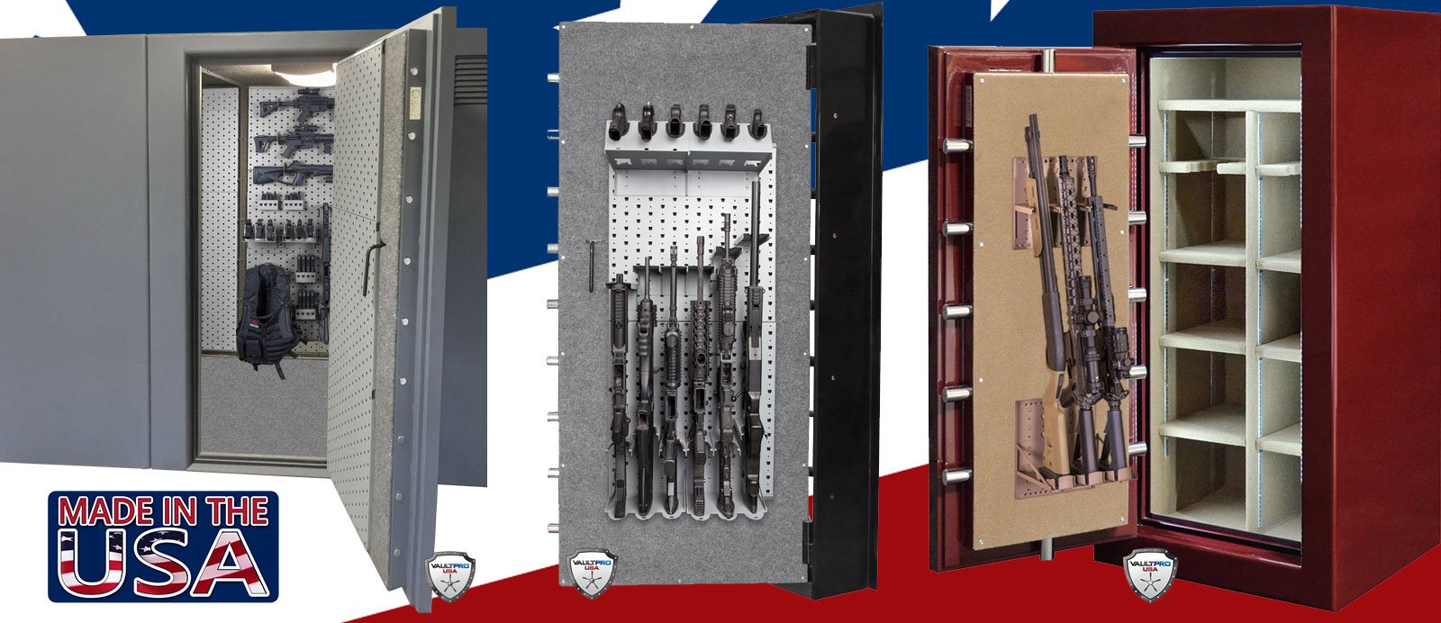 Custom Gun Room Design with Modular Weapons and Gear Storage Racks