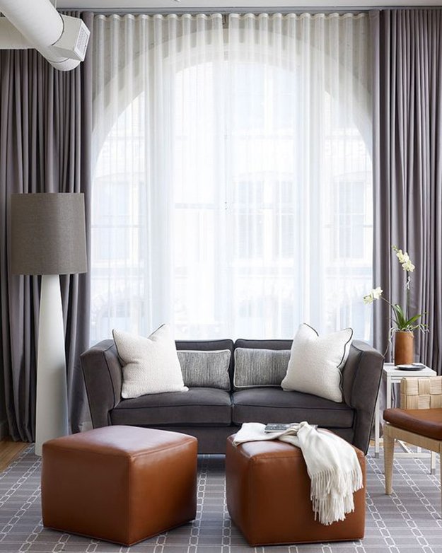 Contemporary look with Ripple-fold Drapery