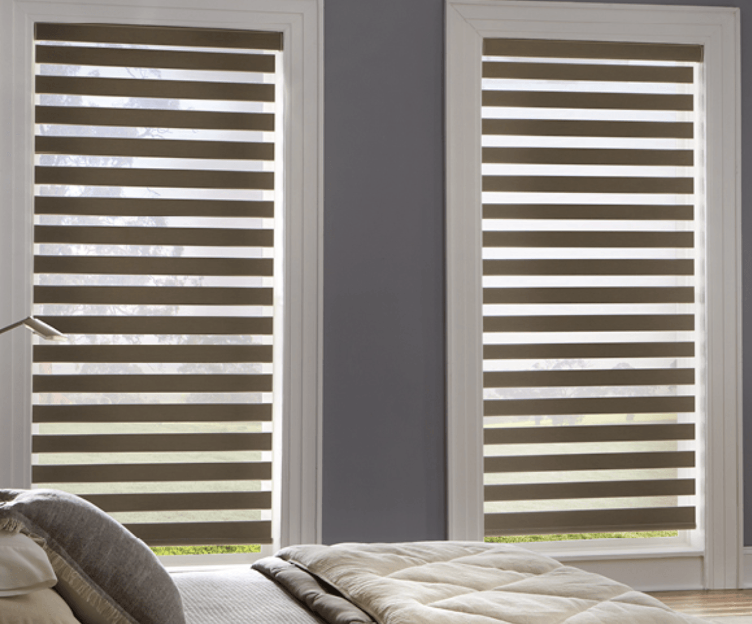 Unique Banded Shades for a modern twist!